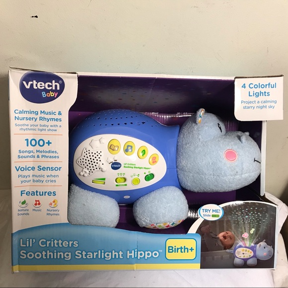 vtech | Toys | Vtech Baby Lil Critters Soothing Starlight Hippo | Poshmark
